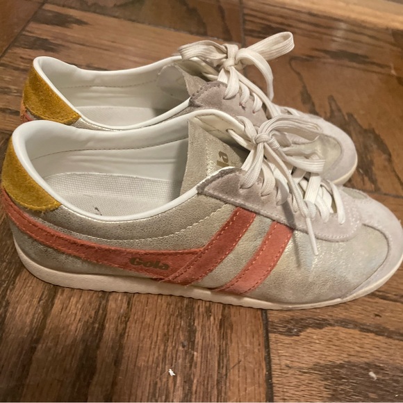 Gola | Shoes | Gola White And Pink Retro Sneakers | Poshmark